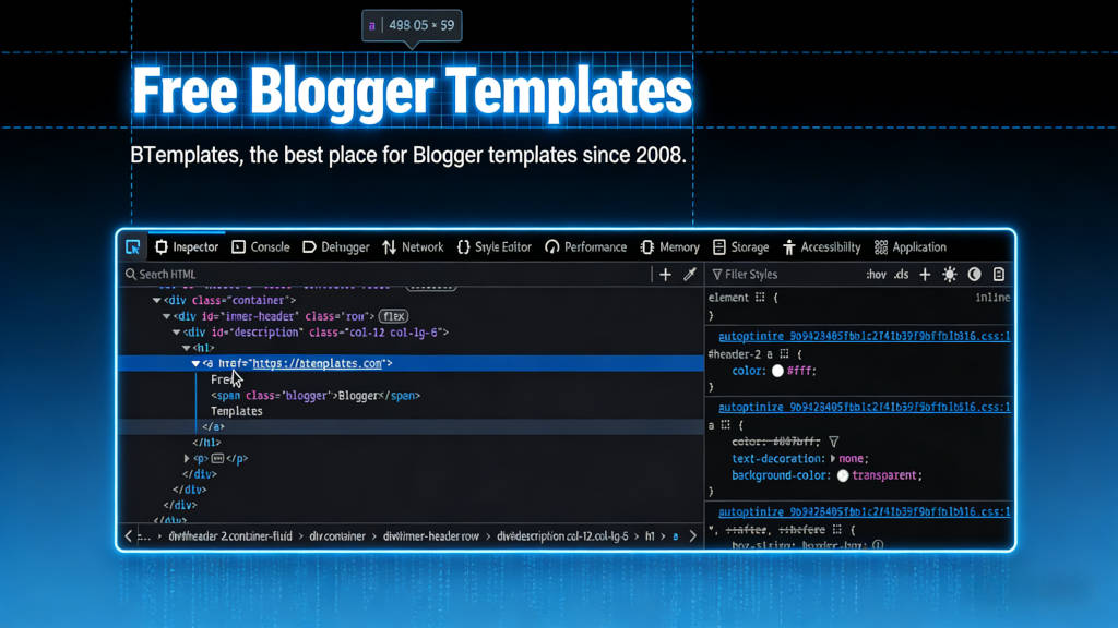 How to Hide Elements in a Blogger Template - BTemplates Blog