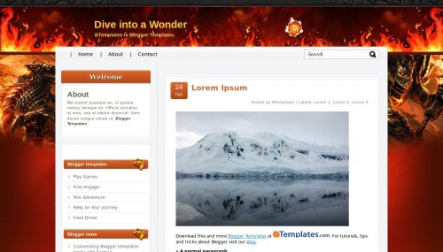 Dive into a Wonder Blogger template - BTemplates