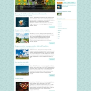 Green Blogger Templates - BTemplates