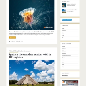 Gridster Blogger Template - BTemplates