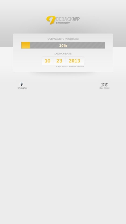 BeBack Blogger Template - BTemplates