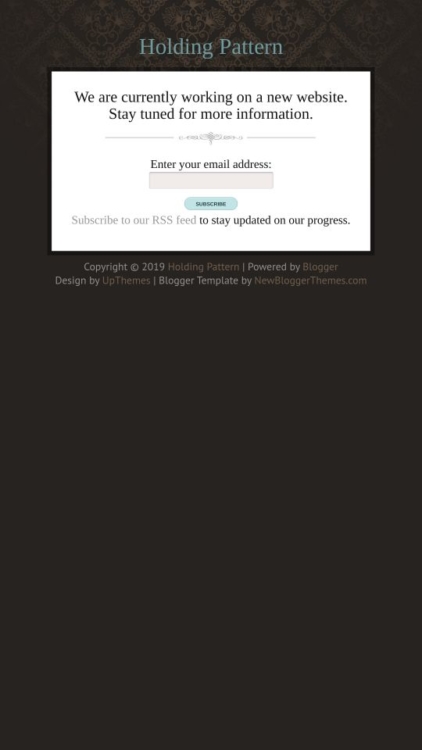Holding Pattern Blogger Template - BTemplates