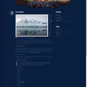 Lighty Blogger Template - BTemplates