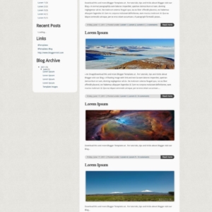 Darky Blogger Template - BTemplates