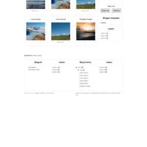 Lighty Blogger Template - BTemplates