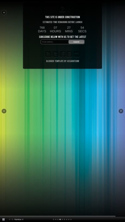 Supersized Under Construction Blogger Template - BTemplates