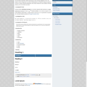 web Blogger Templates - BTemplates